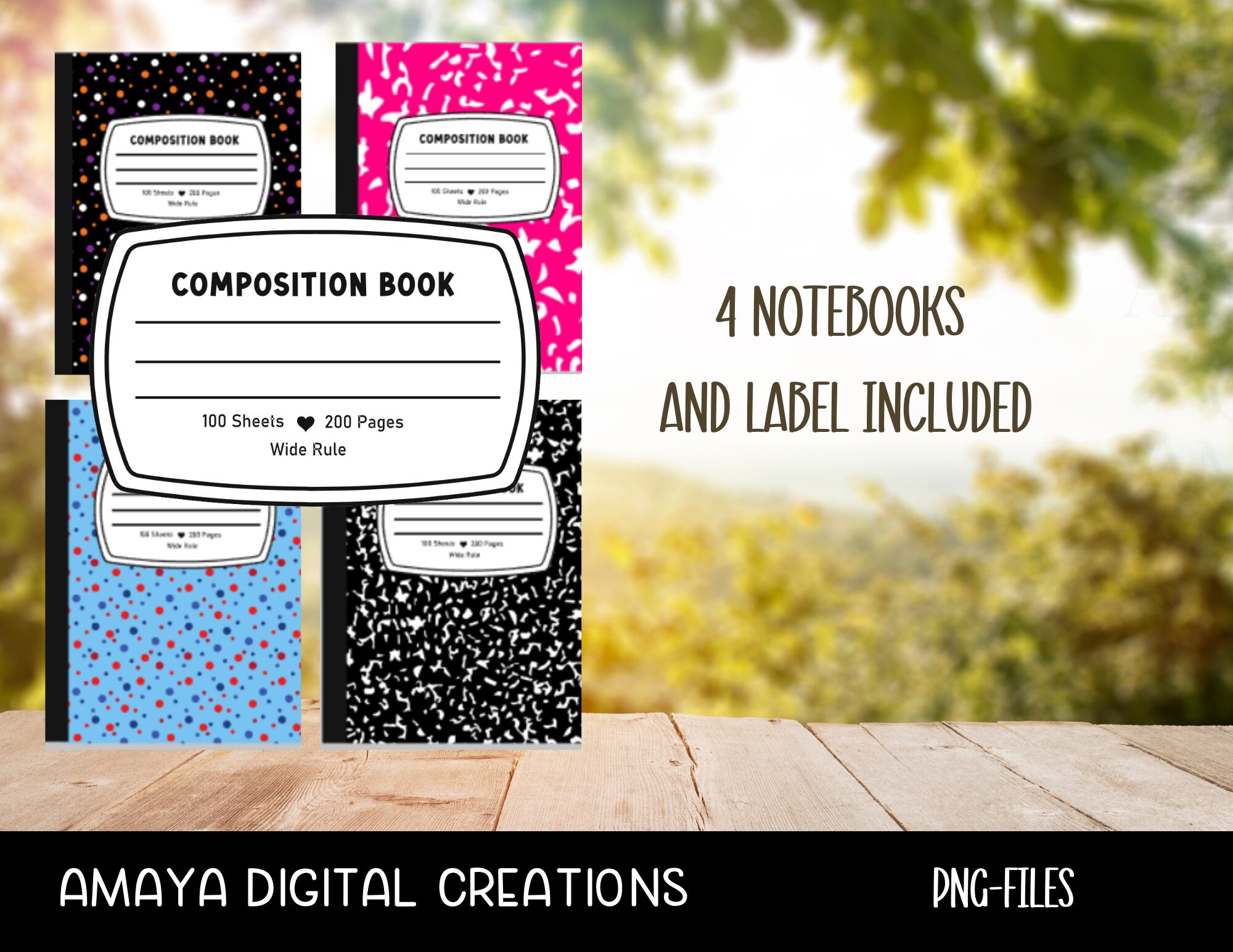 Composition, Craft Files, PNG Design, School Notebook , PNG Party ...