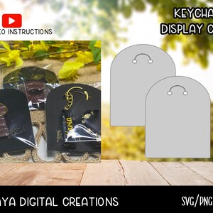 Keyring Template | Digital Cut File -SVG PNG | Make Your Own Keyring ...