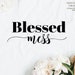 Blessed Mess Svg,home Sign Svg,rustic Home Sign, Instant Download ...