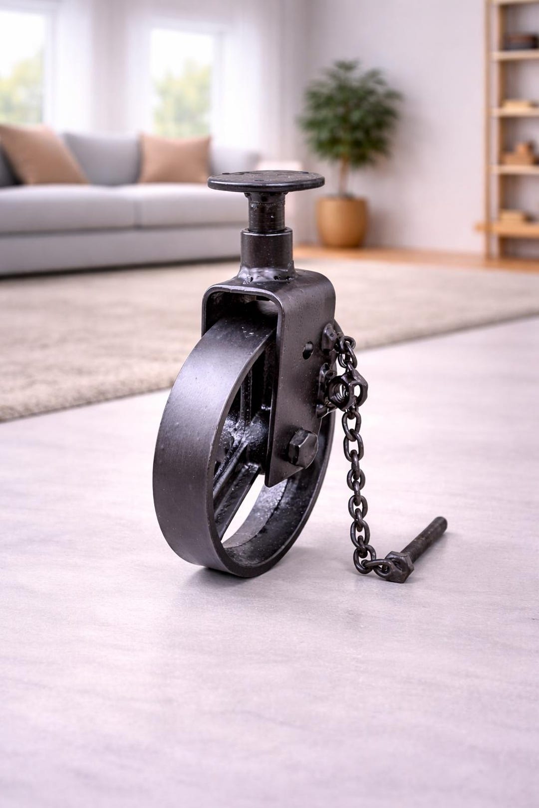 Black Swivel Caster Wheel: 7" Heavy Duty Antique Style - Etsy