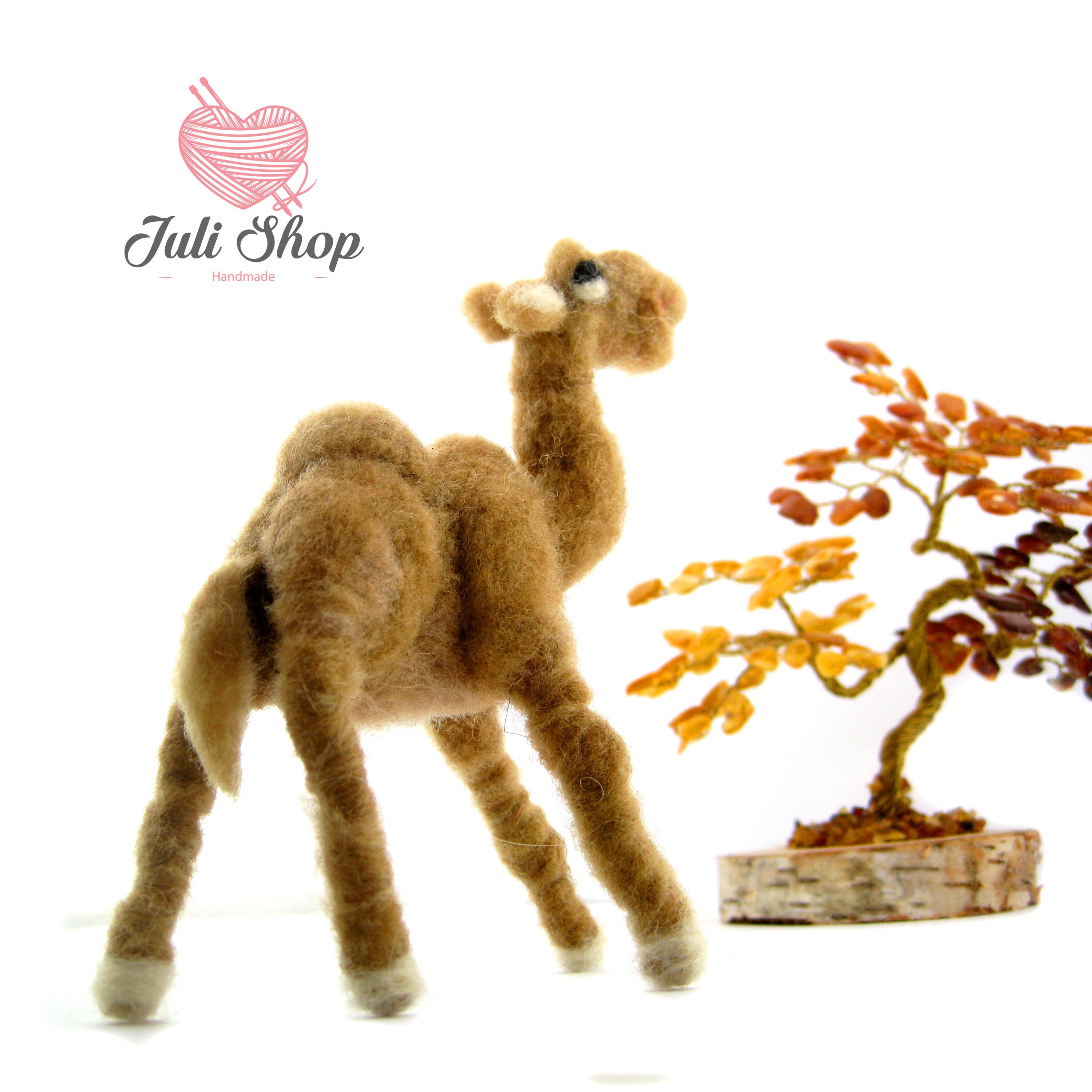Animals art Felted animals Camel camel needle felting | Etsy