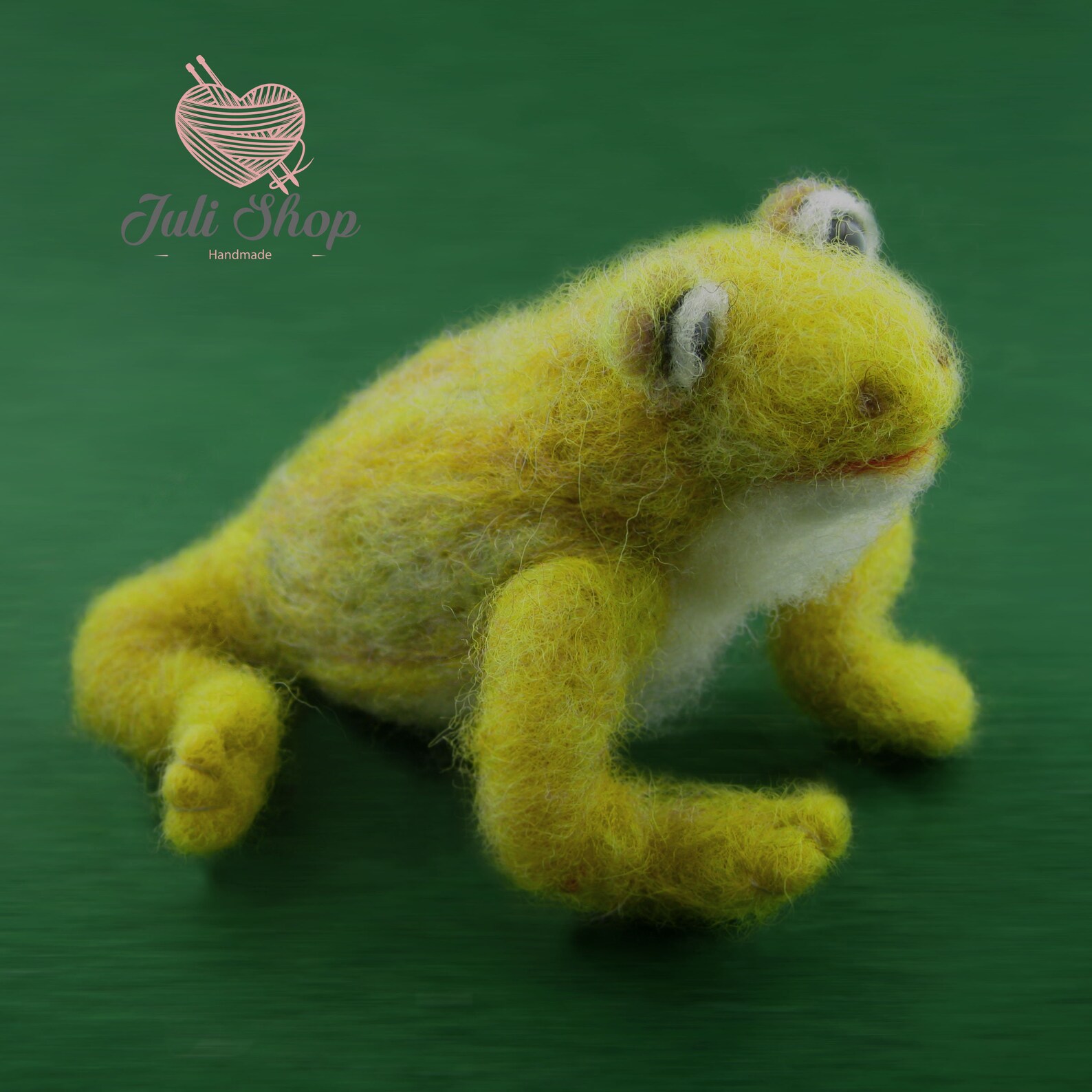Frog/needle Felted Frog/felted Animals/frog Sculpture/frog - Etsy