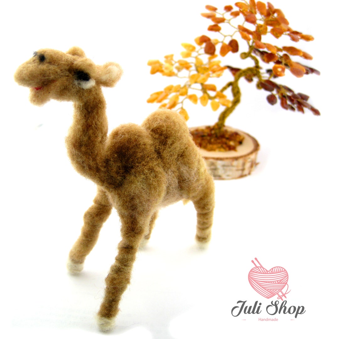 Animals Art, Felted Animals, Camel, Camel Needle Felting, Animal Art ...