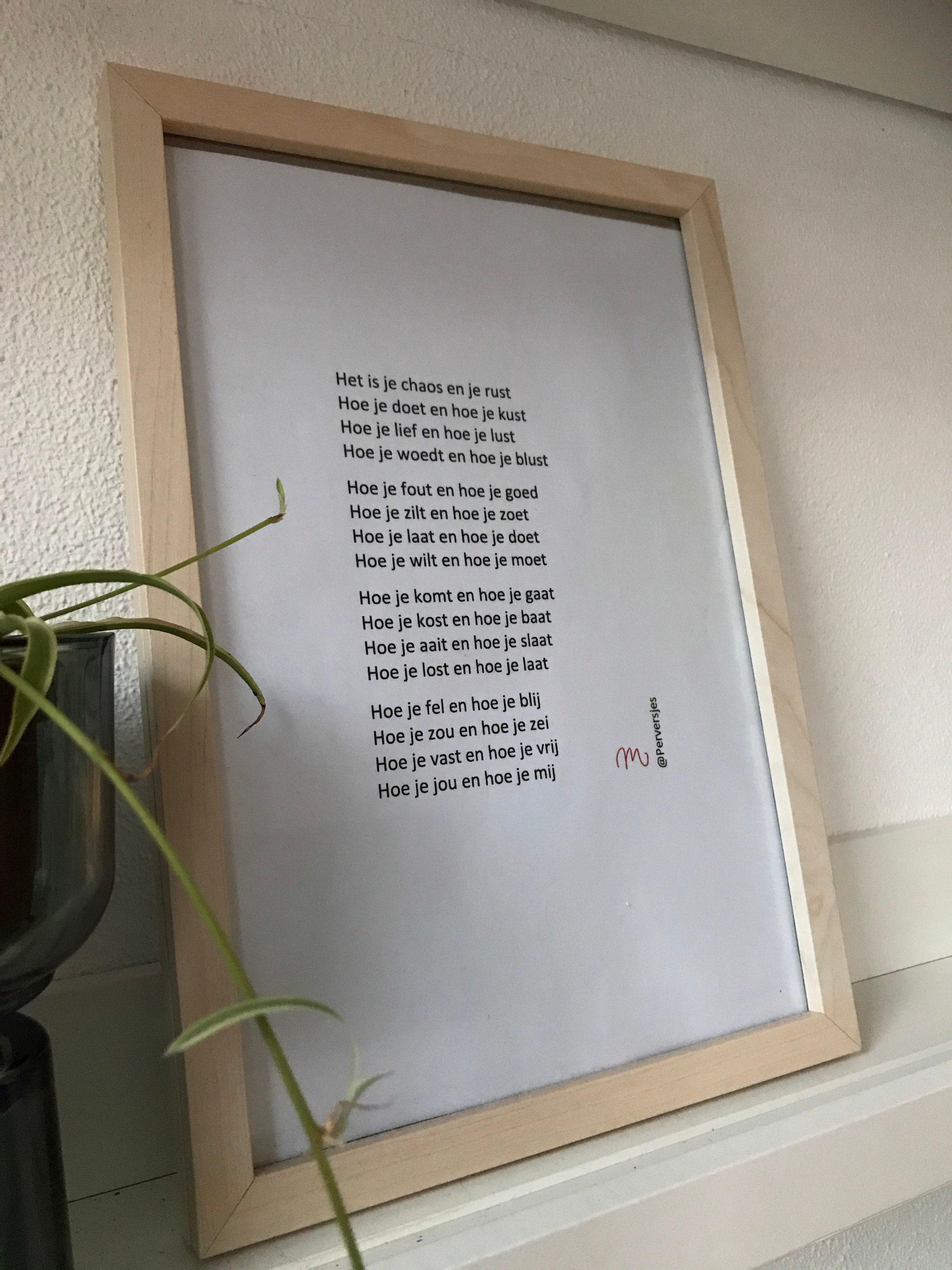 Gedicht: Het is je chaos en je rust - digitale versie A4 - Etsy Nederland