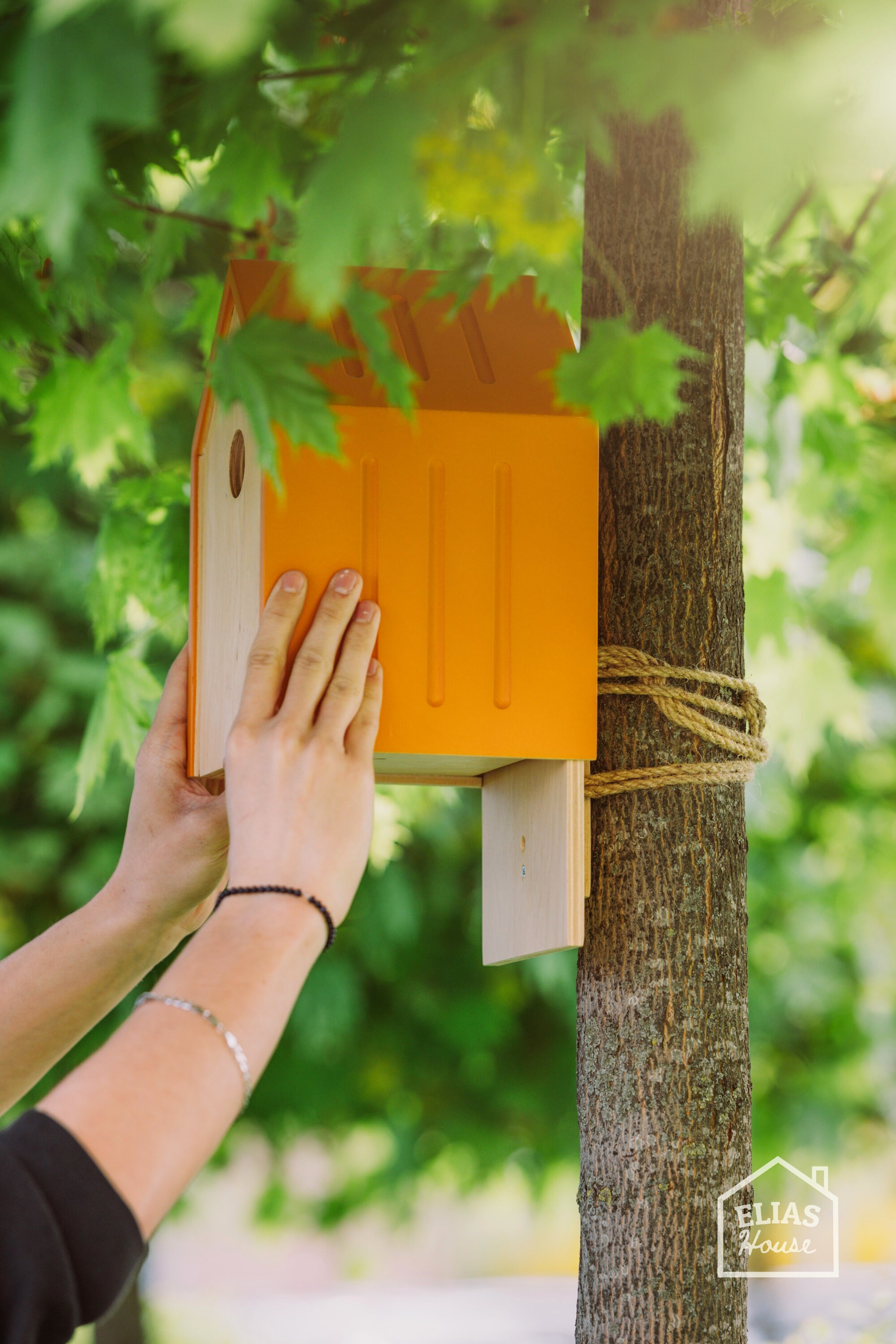 Handmade Bird House, Birdhouse Outdoor & Garden Housewarming Gift - Etsy