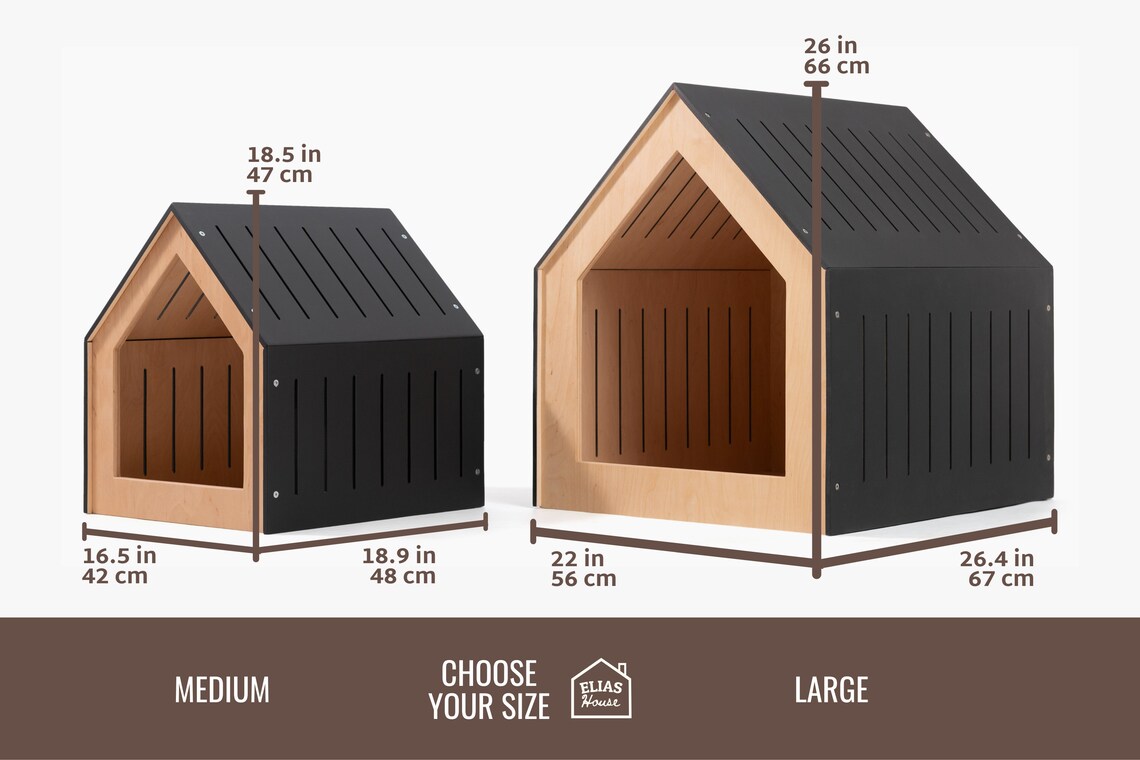 Modern Pet House With Door Dog House Cat House Dog Cave - Etsy