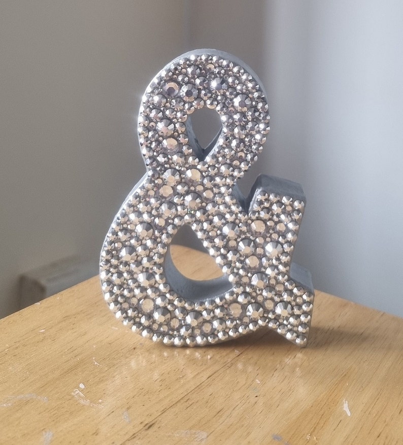 Free Standing Diamante Letters - Etsy