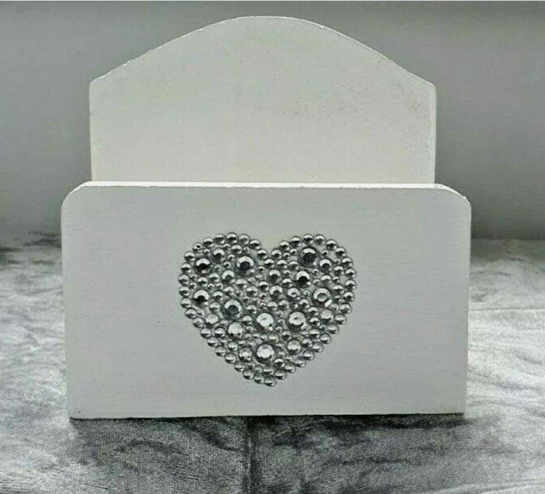 Hand Decorated Letter Holder / Desktop Letter Storage - Etsy