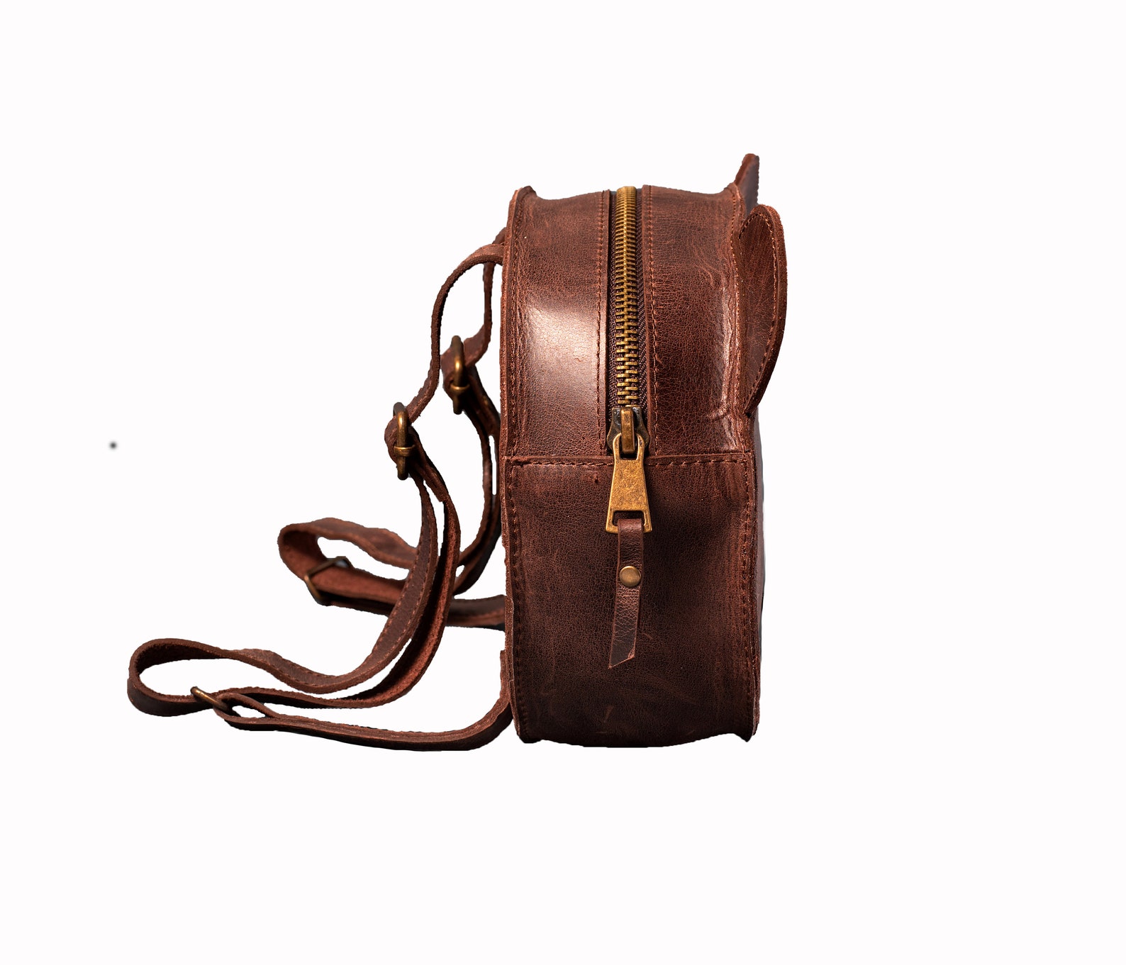 Leather Teddy Bear Backpack for Kids, Cute Animal Bag, Bear Bag for ...