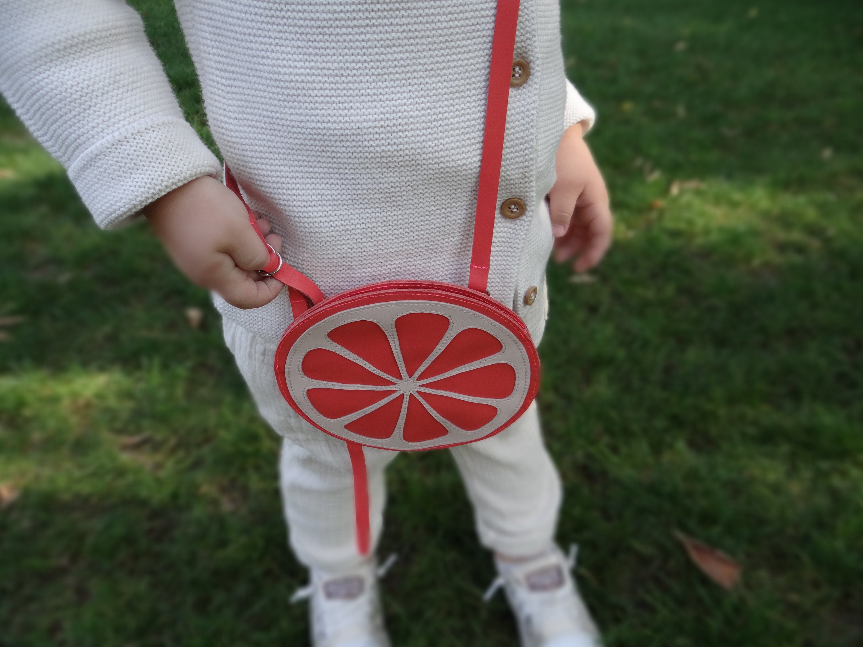 Orange Purse for Her, Fruit Purse, Round Orange Purse, Orange Lover ...