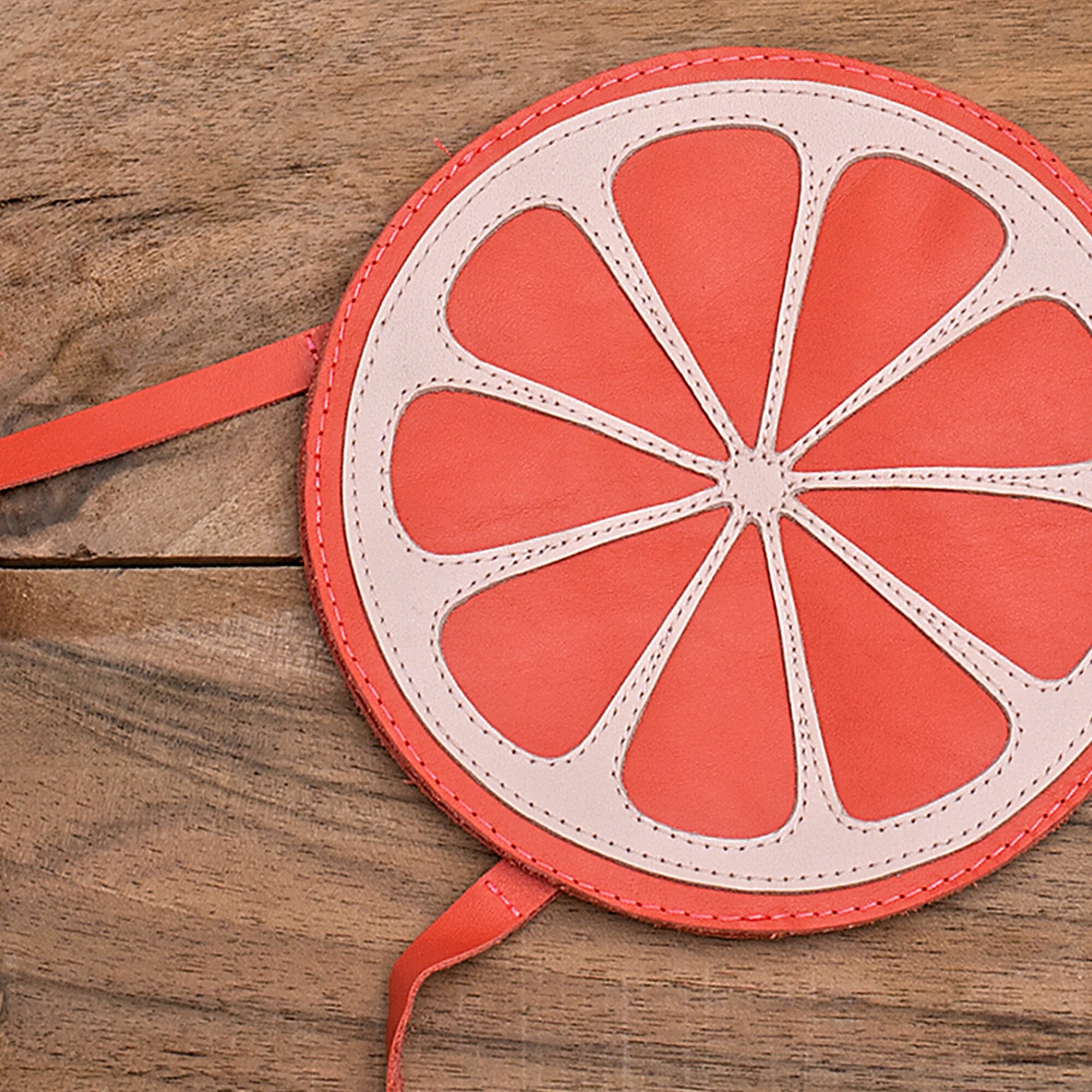 Orange Purse for Her, Fruit Purse, Round Orange Purse, Orange Lover ...