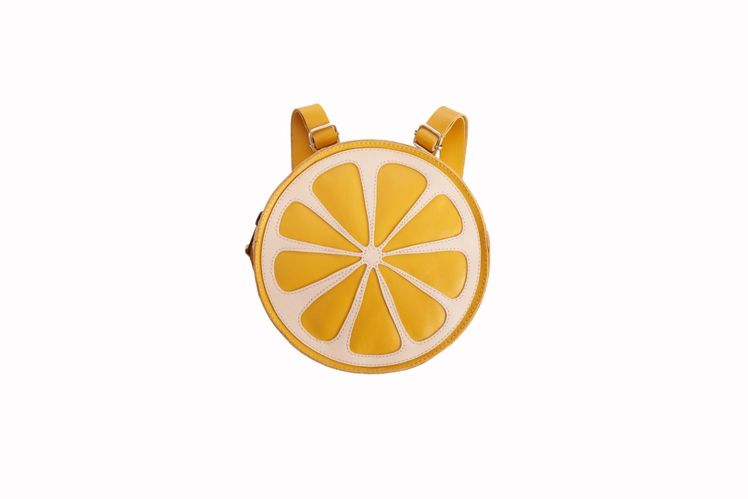 Personalized Lemon Backpack for Kids, Toddler Cute Bag, Lemon Backpack ...