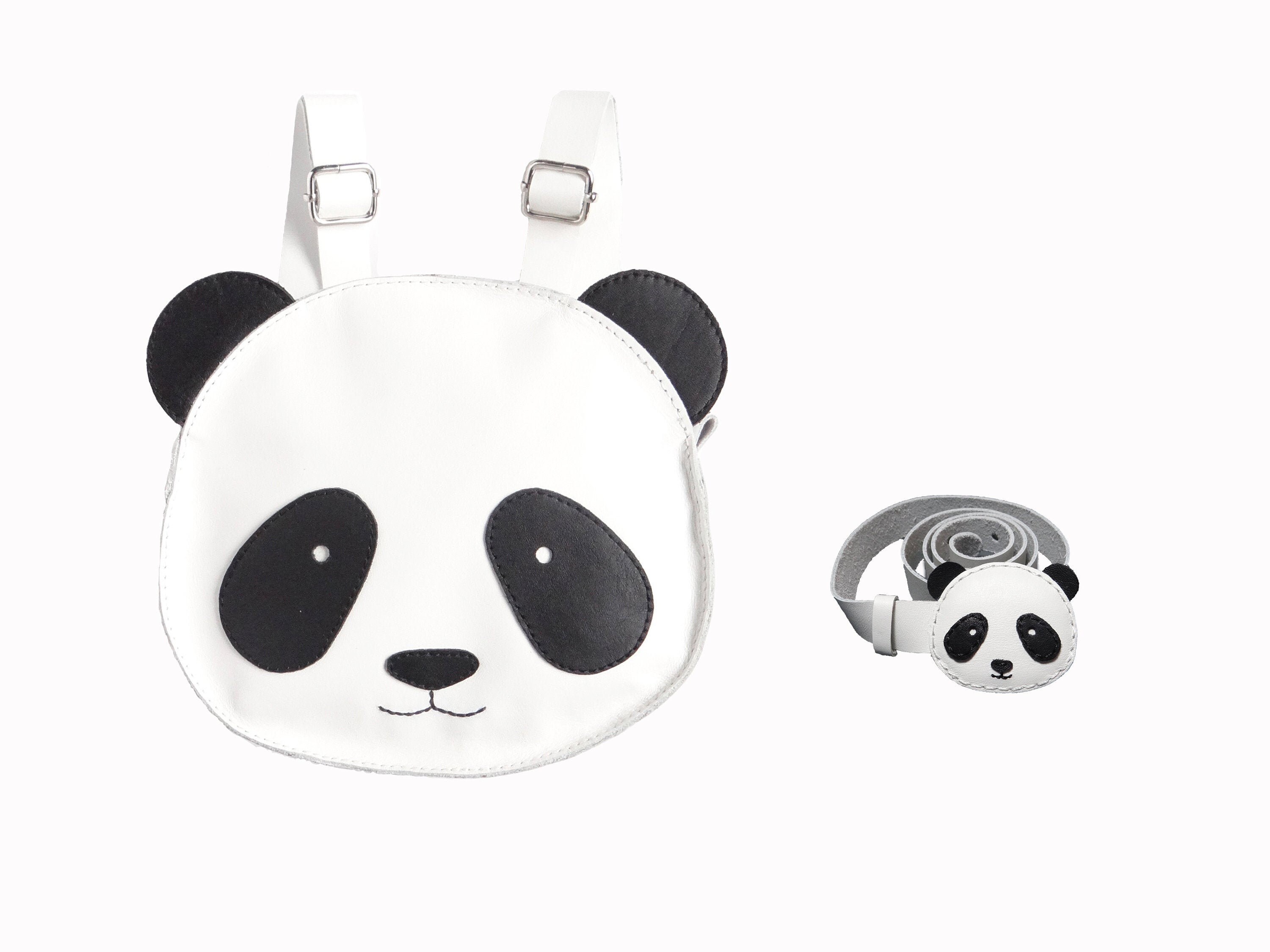 Leather Panda Backpack for Kids, Childrens Bag, Kids Leather Bag, Cute ...
