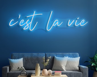 AESTHETE Neon Sign Light Office Living Room Interior Design | Etsy