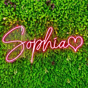 Custom Name Neon Sign: Personalized Kid's Room Decor - Etsy