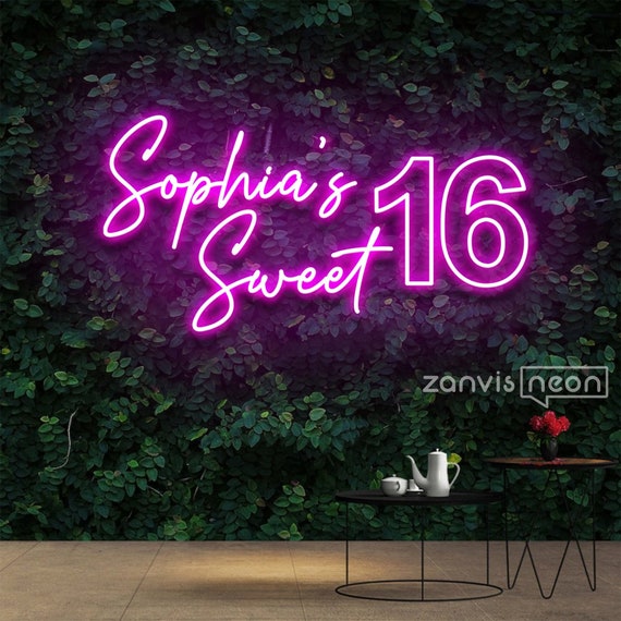 Sweet 16 Neon Party Ideas
