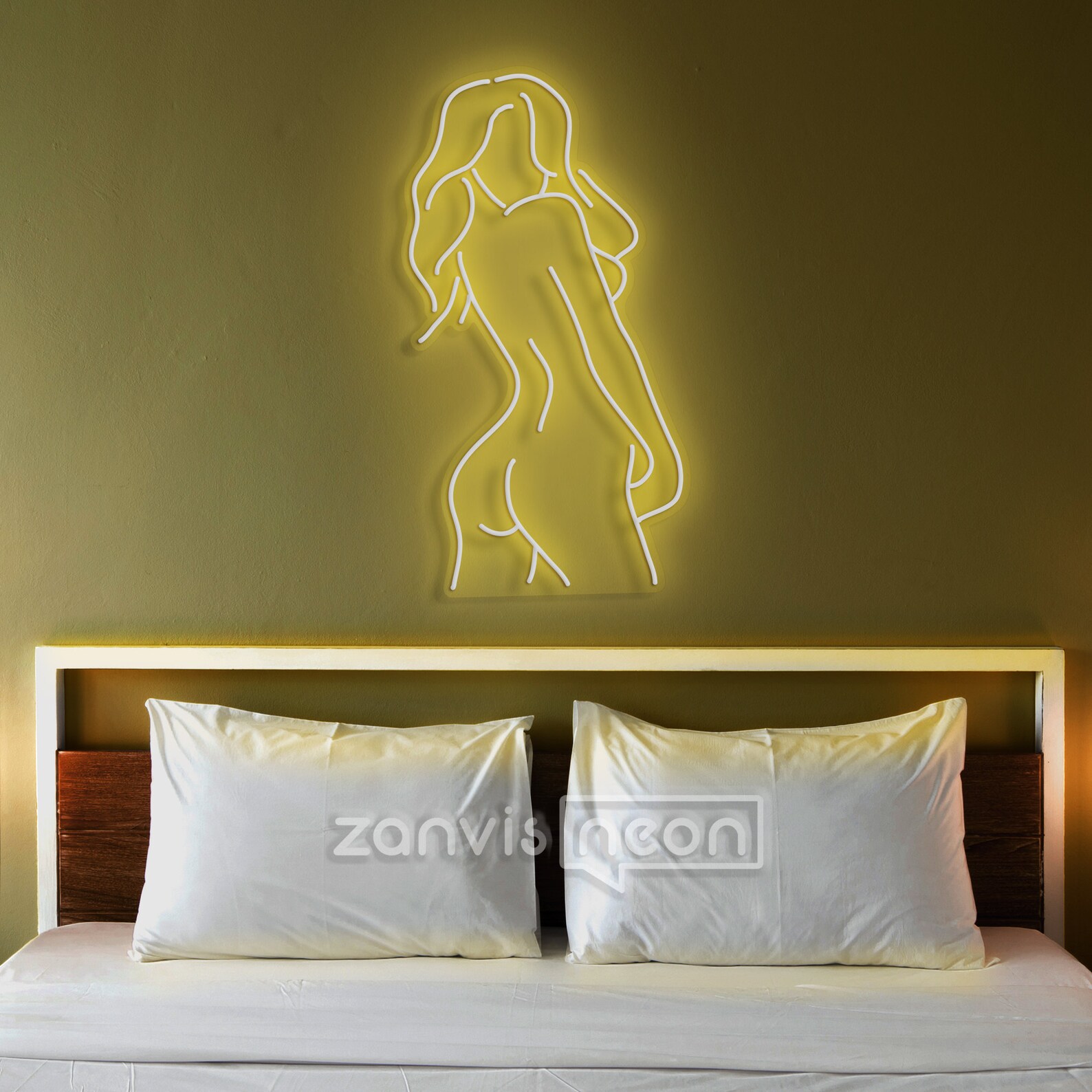 BEAUTY POSE Neon Sign Light Office Living Room Interior Design, Neon ...