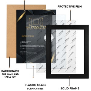 A1 A2 A3 A4 A5 A6 10x8 36x24 Inch Poster Frames Picture Photo Frames ...