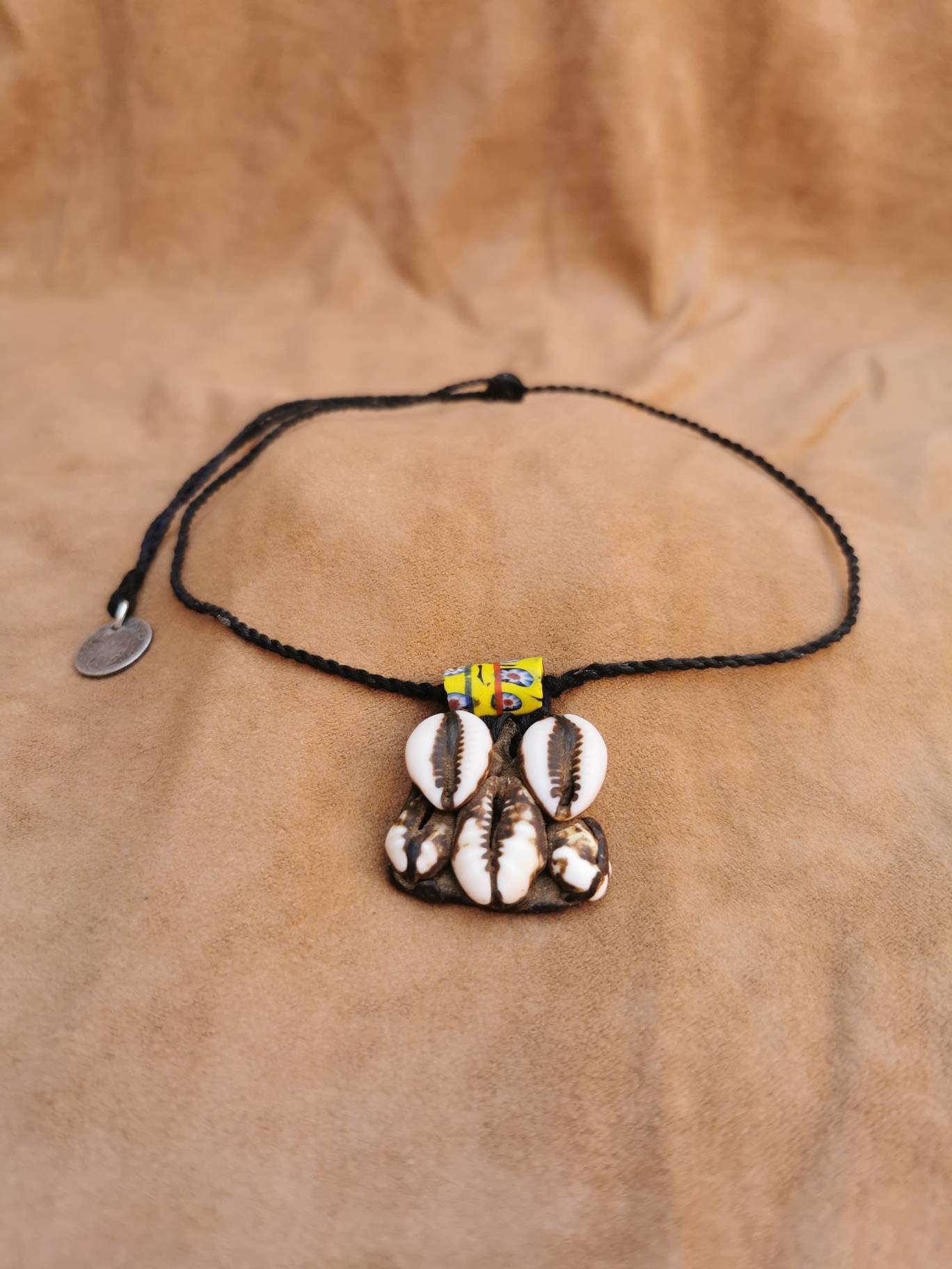 Antique Leather Amulet or Decoration Necklace,berber Amulet Necklace ...