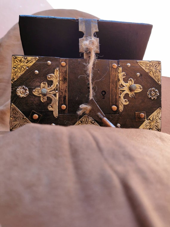 Antique Mauritanian Chest,Ancient Tribal Box Storage,… - Gem
