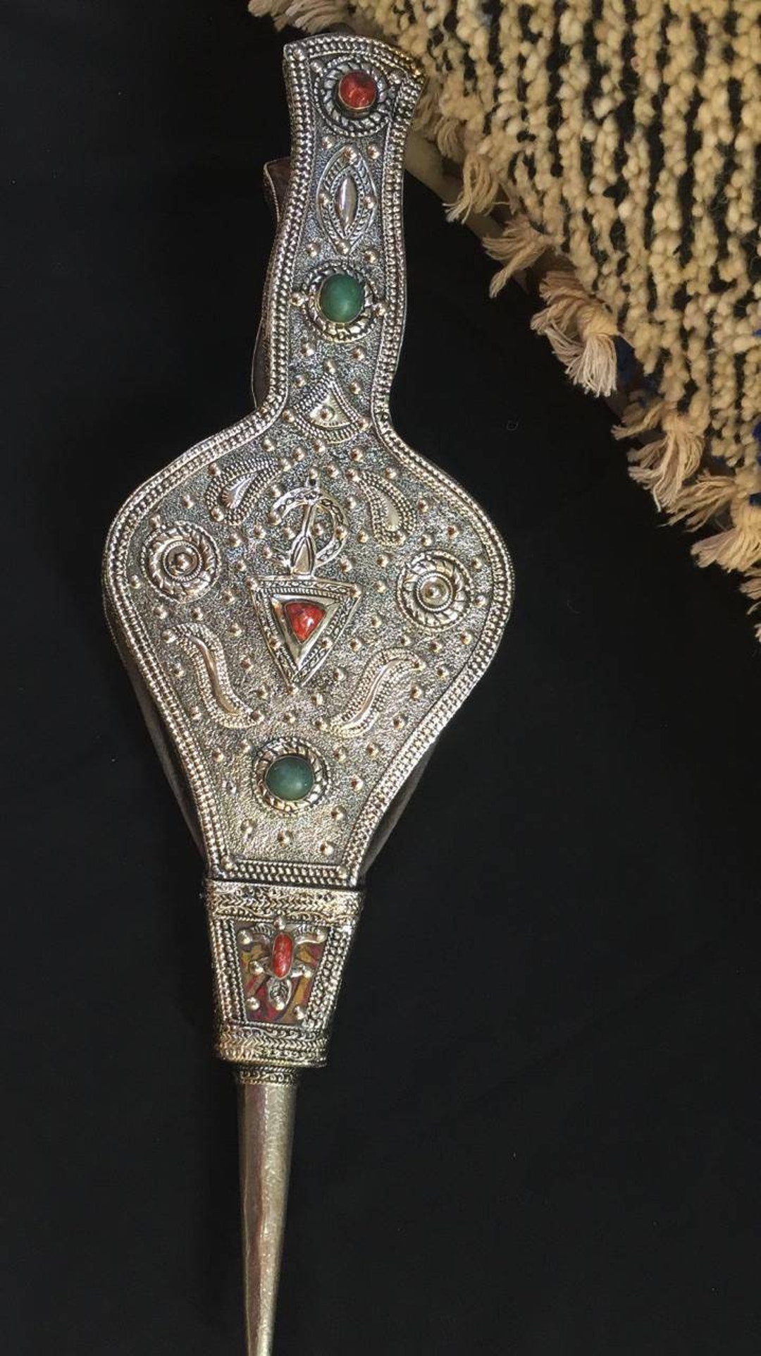 Moroccan Fire Bellows, Antique Wood Leather Fire Bellows, Fireside Fire ...