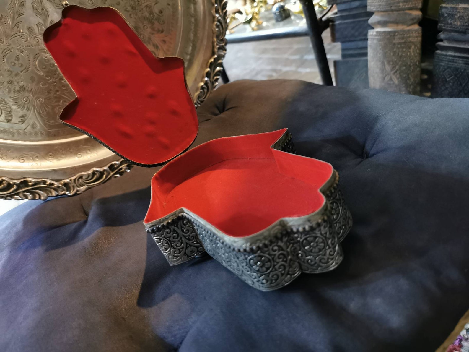 Vintage Moroccan Box - Handcrafted Storage for Gifts, Jewelry ...