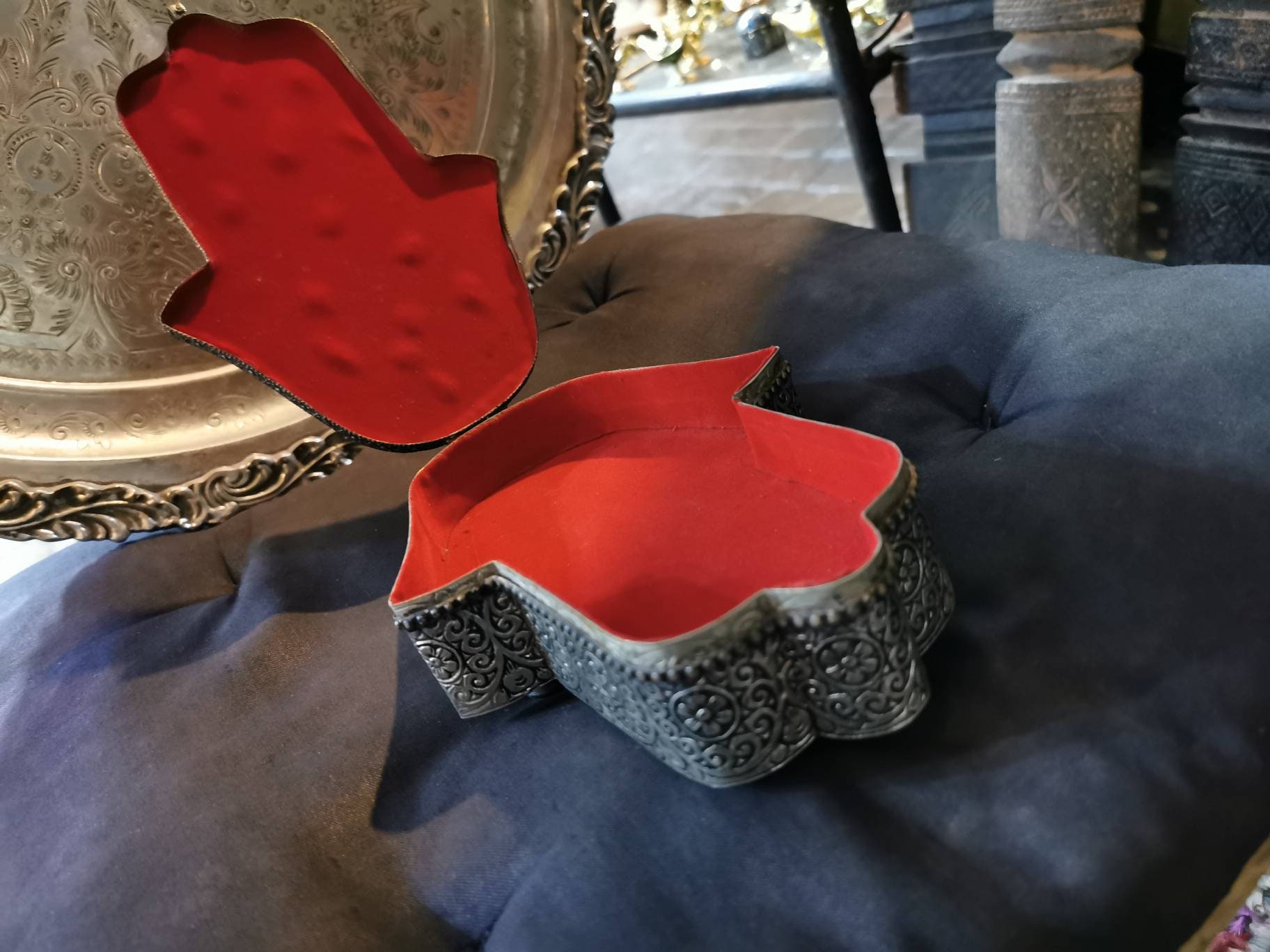 Vintage Moroccan Box - Handcrafted Storage for Gifts, Jewelry ...