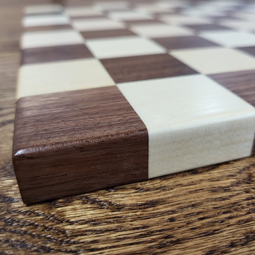 Hand Made Walnut and Maple Checker Board Chess Board Wood - Etsy