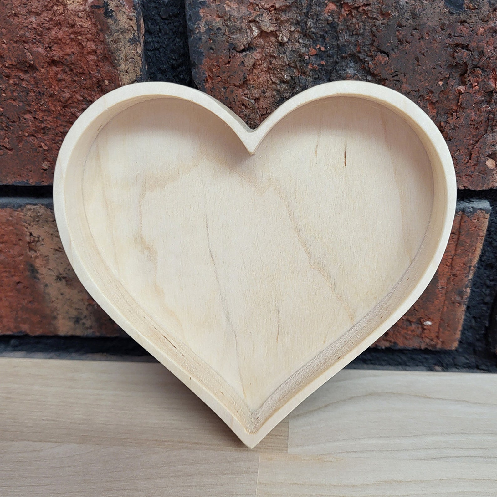 Handcrafted Hardwood Heart-shaped Tray: A Rustic Declaration of Love - Etsy