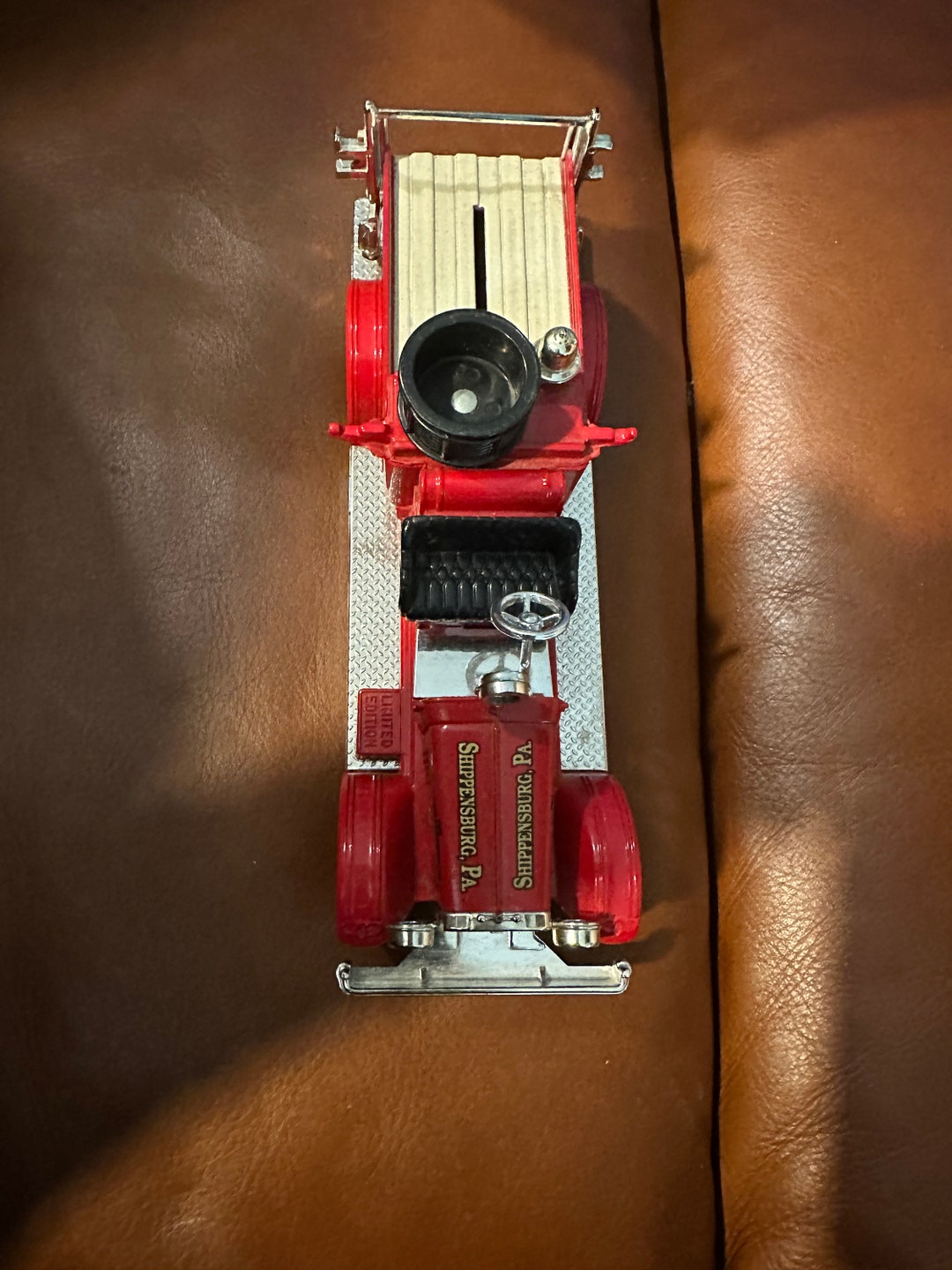 Vintage ERTL Fire Truck Bank - Etsy