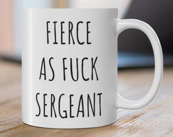 Funny Sergeant Mug - Etsy