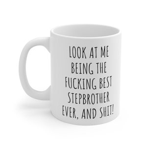 Step Brother Gift, Step Brother Sister, Step Brother Mug, Stepbrother ...