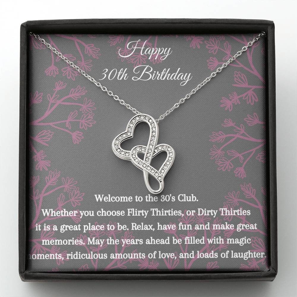 Double Hearts Best Friend 30th Birthday Gift 30th Birthday Etsy double-hearts-best-friend-30th-birthday-gift-30th-birthday-etsy