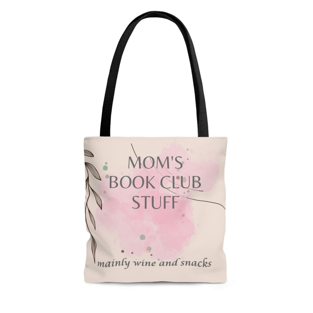 Mom Book Club Tote Bag, Mothers Day Gift, Gift for Mom, Mother's Day ...