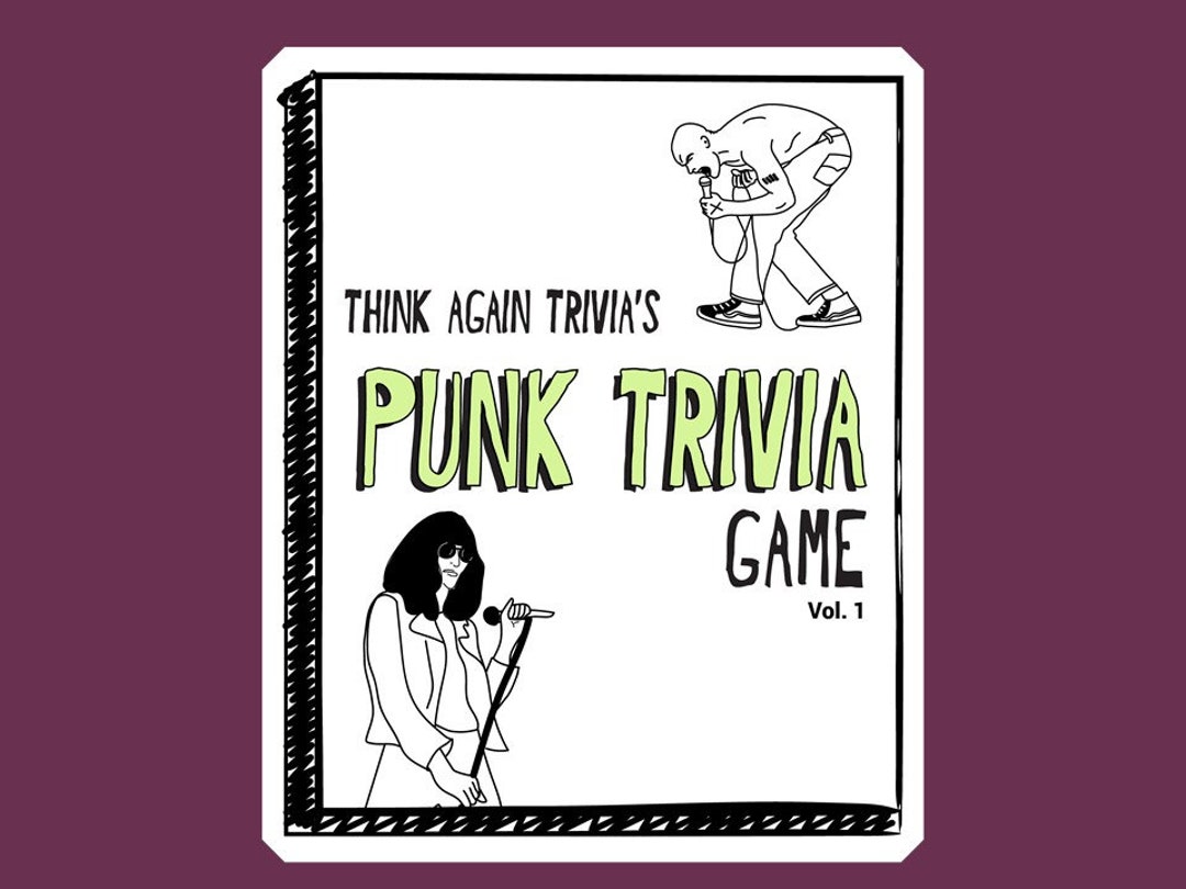 Punk Trivia Game - Printable and Digital Versions - Etsy