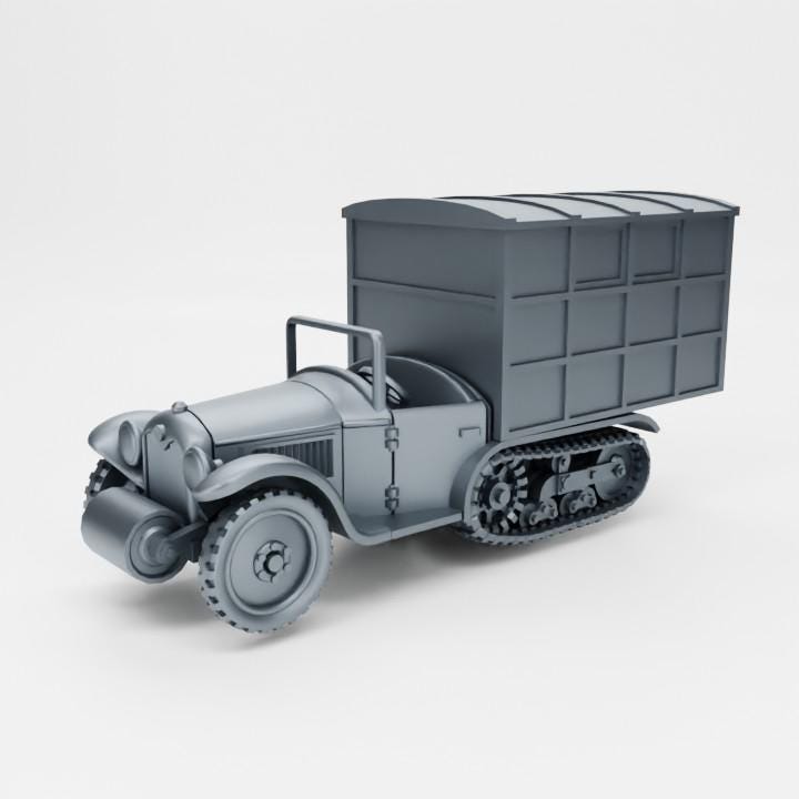 Bolt Action Battlegroup Half-track Citroen-kegresse P17 (belgium, WW2 ...