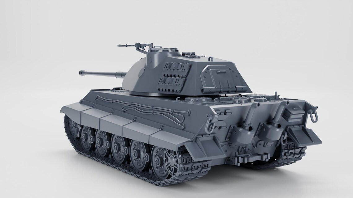Tiger II Ausf.b - Porsche Turret (germany, WW2) Various Scales - Etsy