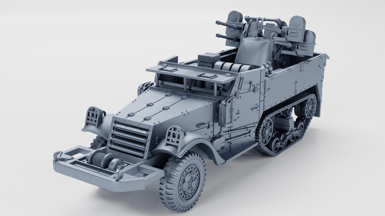Battlegroup Half-track M3 “quad 50” (USA, WW2) Various Scales BA - Etsy