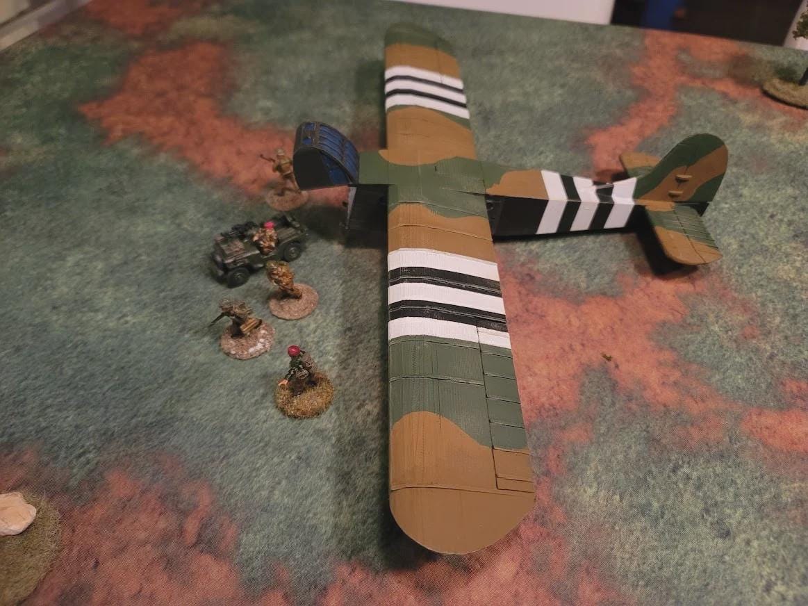 Waco CG-4 Military Transport Glider (us,ww2) Wargaming Terrain PLA ...