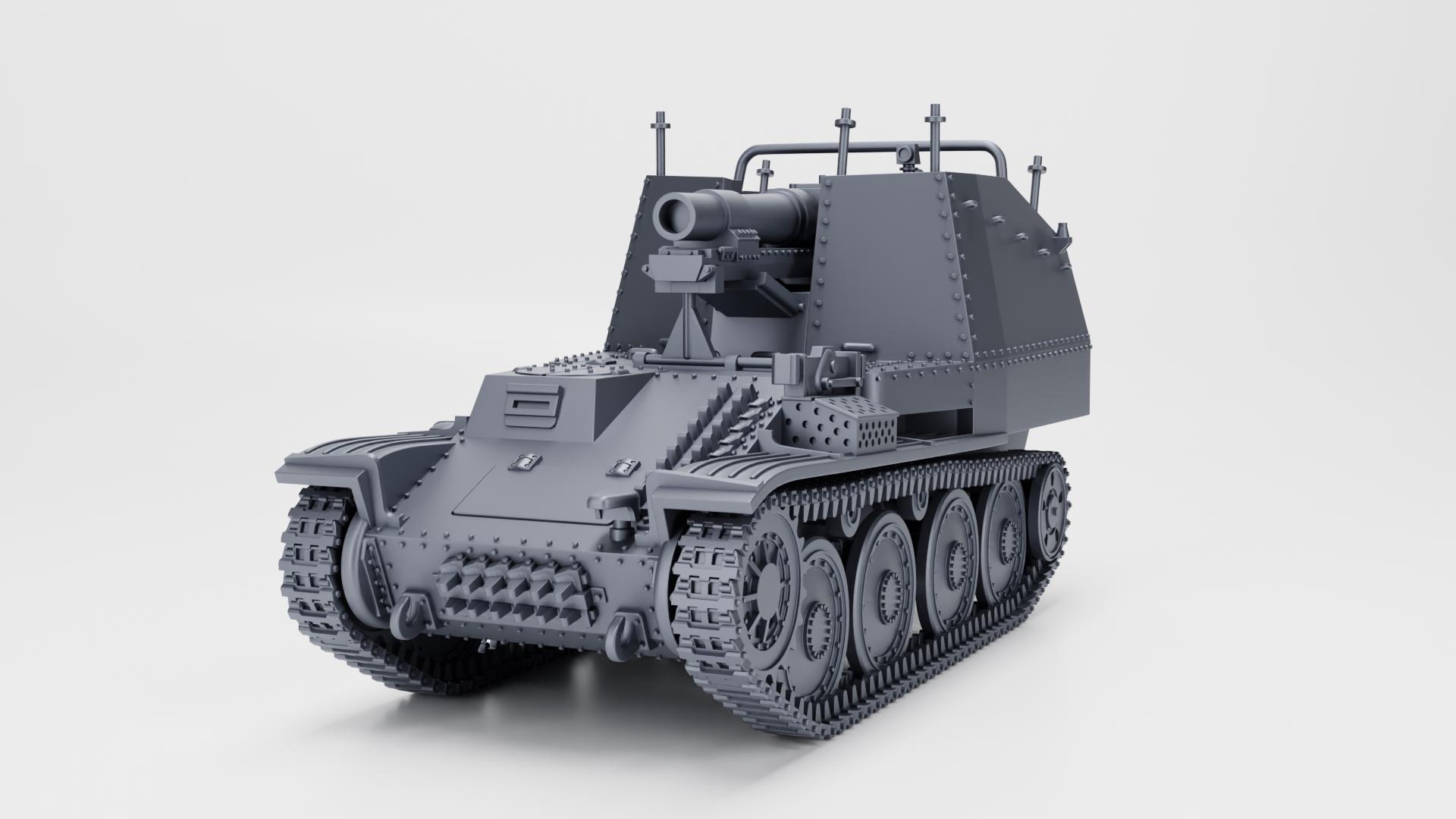 BA Battlegroup Sig 33 Auf Panzer 38(t) Ausf.k Grille (germany, WW2 ...