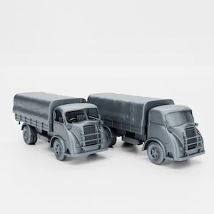 Camion lourd BA Battlegroup Alfa Romeo 800 (WW2 Italie) Imprimé 3D à ...