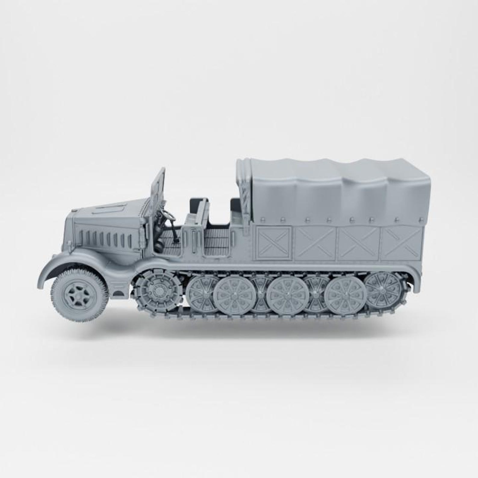 Bolt Action Battlegroup Sd.kfz.9 Zugkraftwagen 18t (FAMO) (germany, WW2 ...