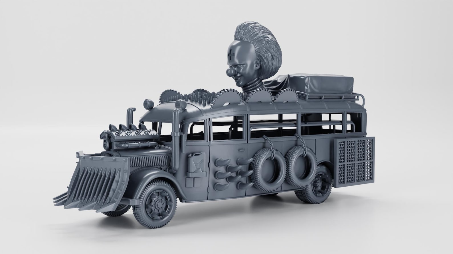 Opel Blitz Ambulance Bus (germany, WW2) K47 Fallout Gaslands Weird War ...