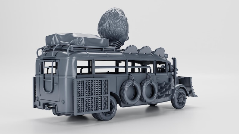 Opel Blitz Ambulance Bus (germany, WW2) K47 Fallout Gaslands Weird War ...