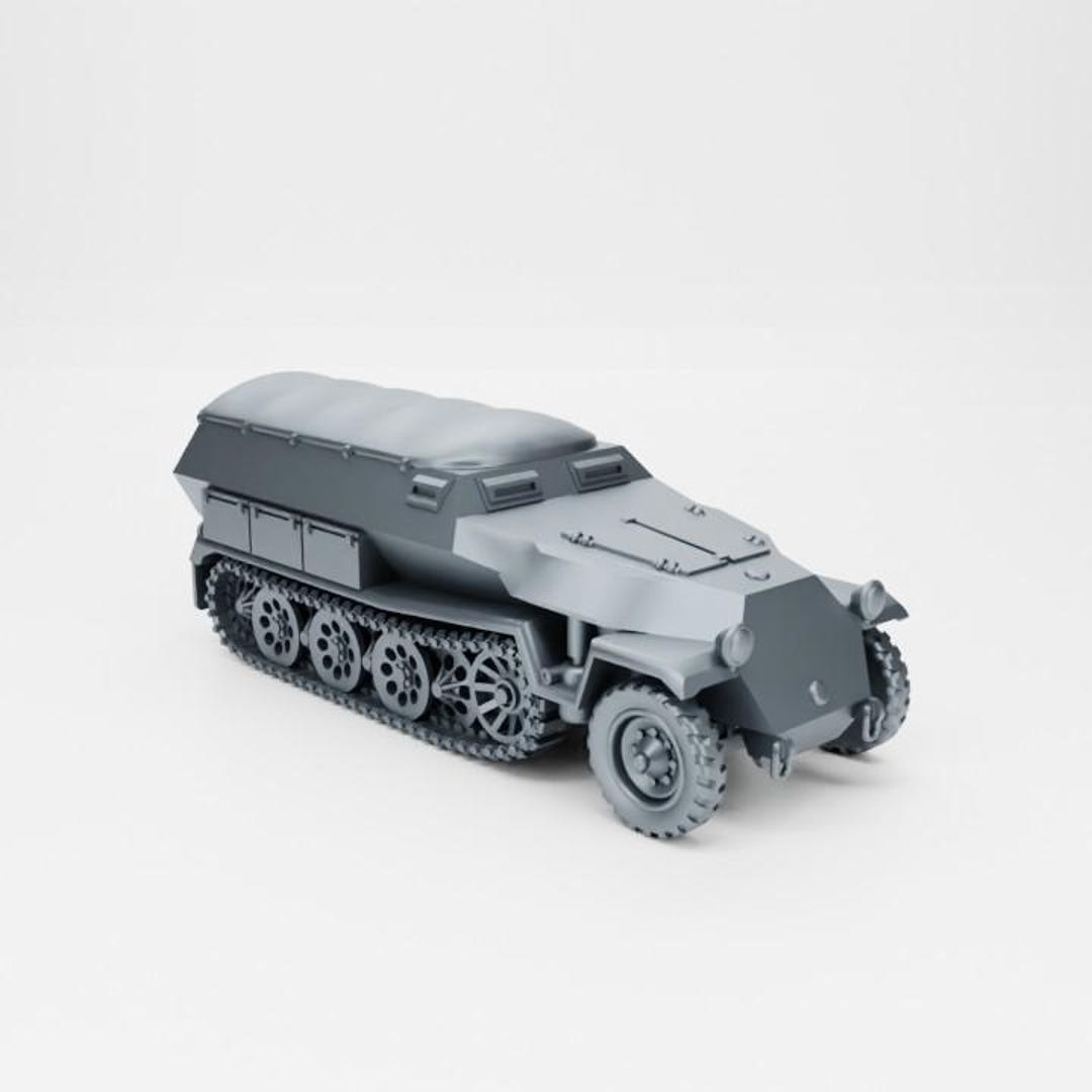 Bolt Action Battlegroup Sdkfz 251 Hanomag Soft Top (germany, WW2 ...
