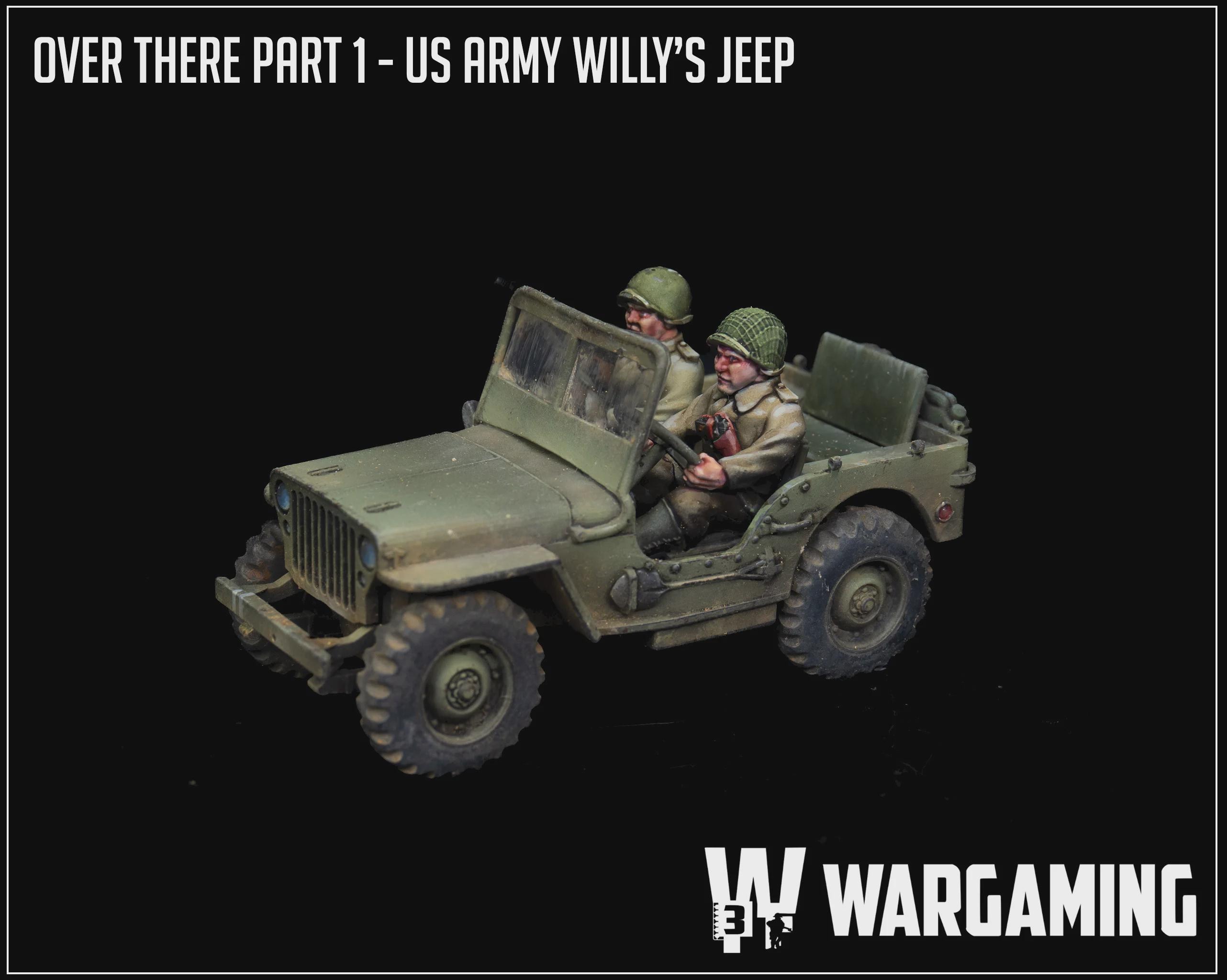 3D Printed Willy's Jeep With Crew: 28mm WWII USA Infantry Miniature - Etsy