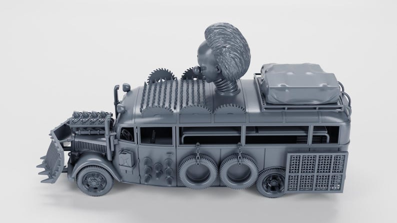 Opel Blitz Ambulance Bus (germany, WW2) K47 Fallout Gaslands Weird War ...