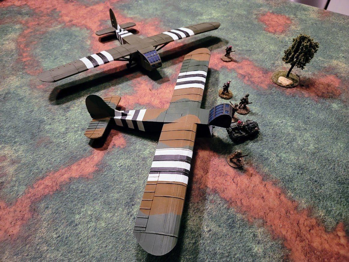 Waco CG-4 Military Transport Glider (us,ww2) Wargaming Terrain PLA ...