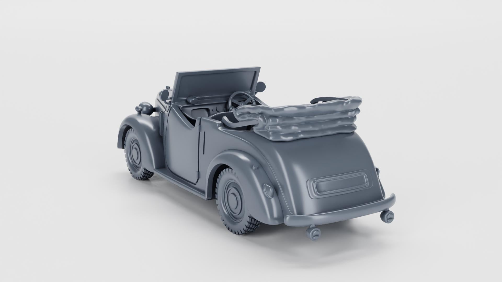 Austin 8AP Military Tourer (UK) – 3D Printed Resin Miniature | Highly ...