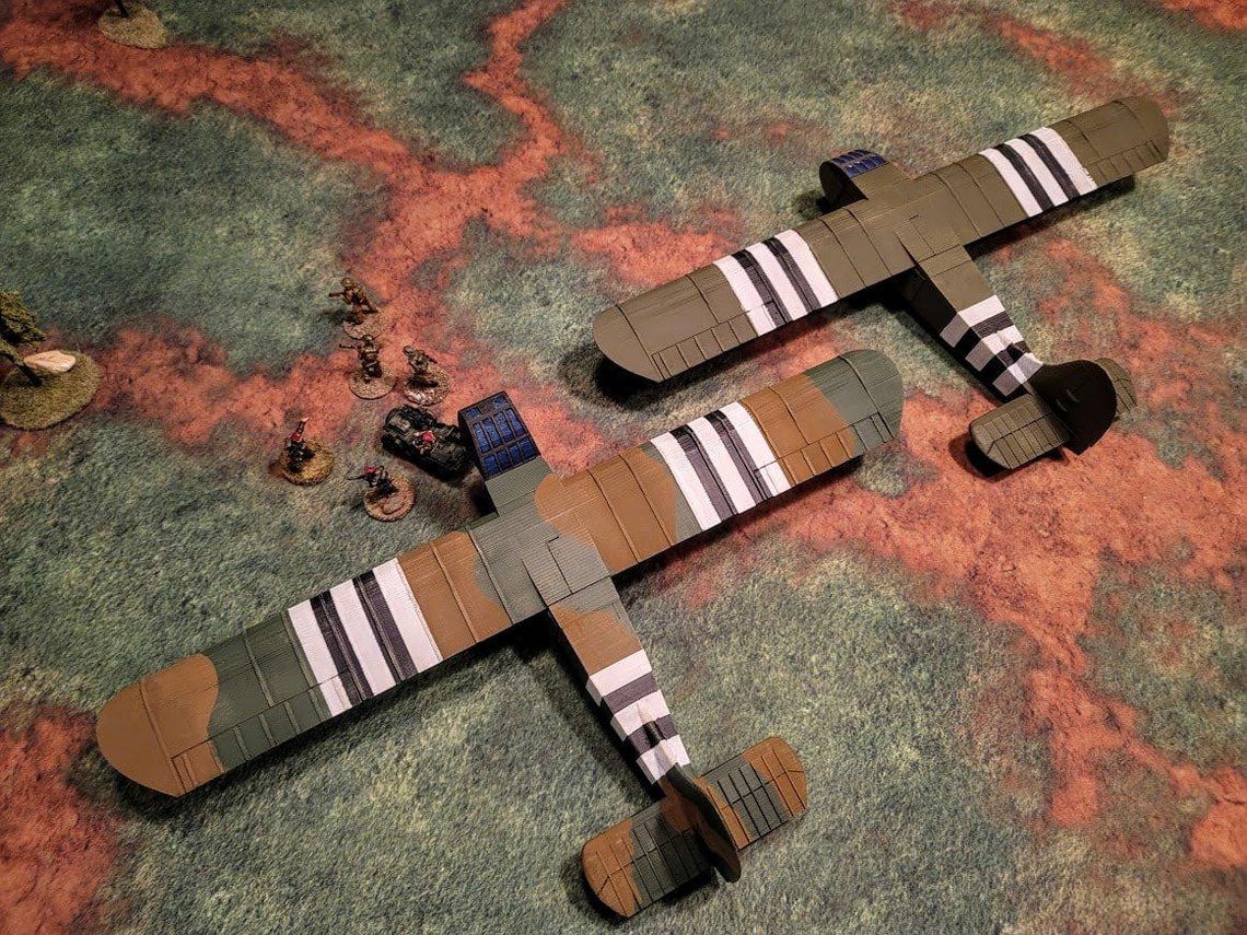 Waco CG-4 Military Transport Glider (us,ww2) Wargaming Terrain PLA ...